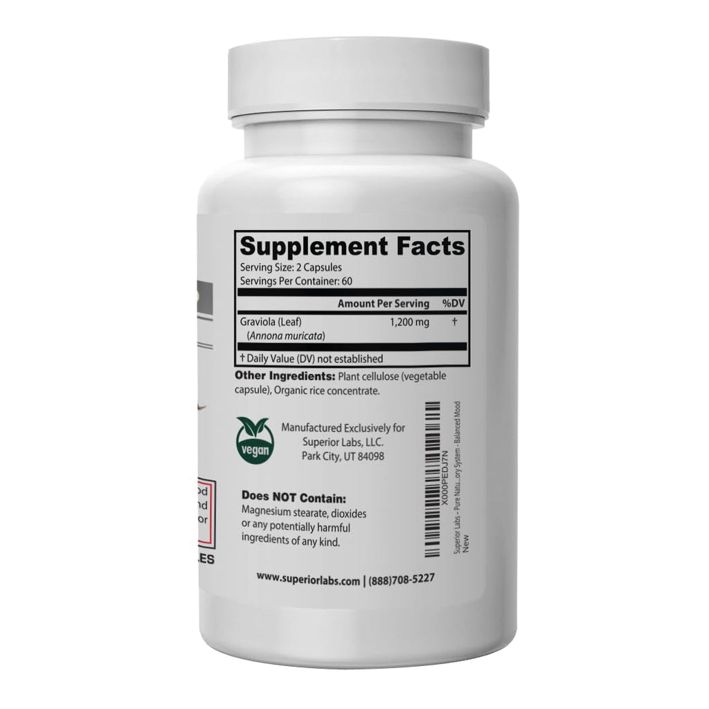 balanced mood support with Graviola