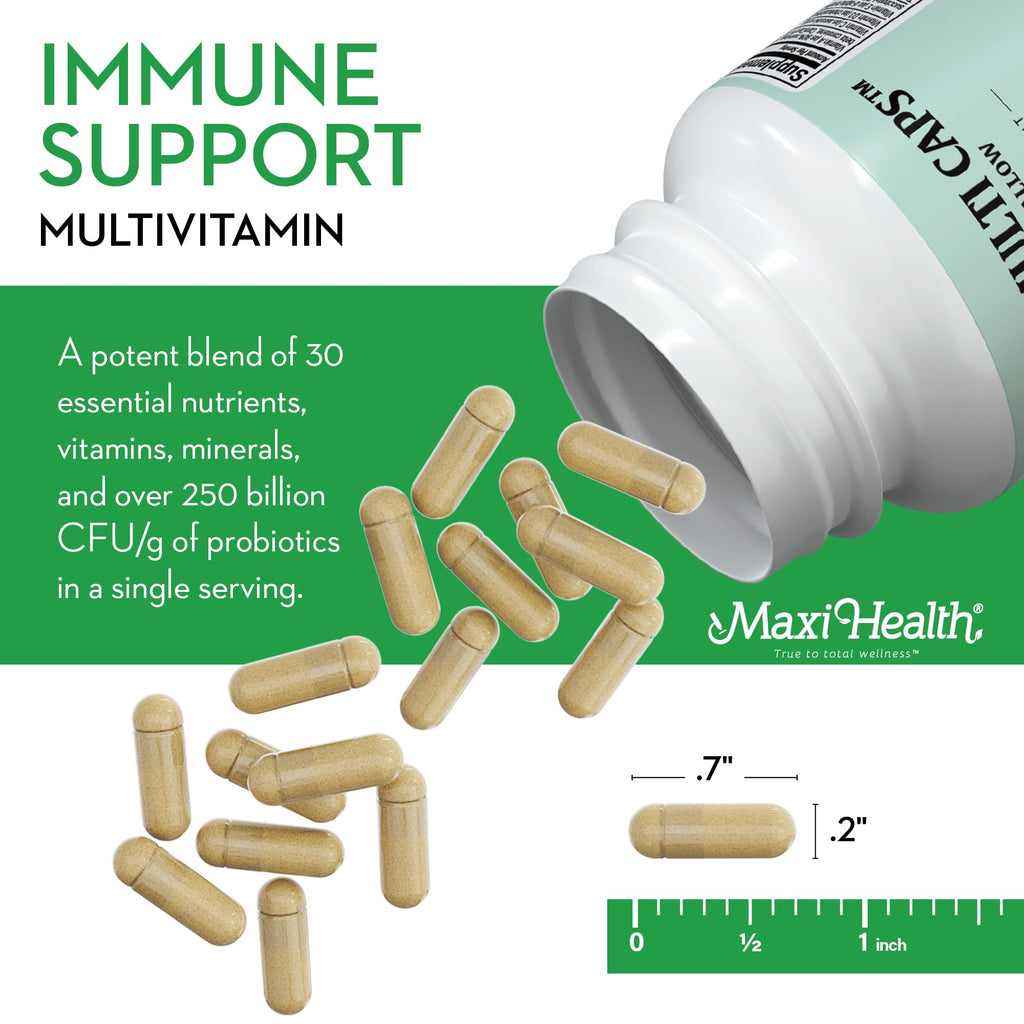 Balanced nutrition from blended vitamin & mineral supplements