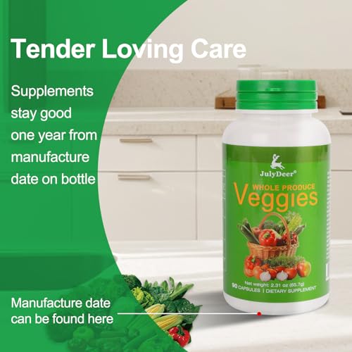 balanced nutrition in veggie capsules
