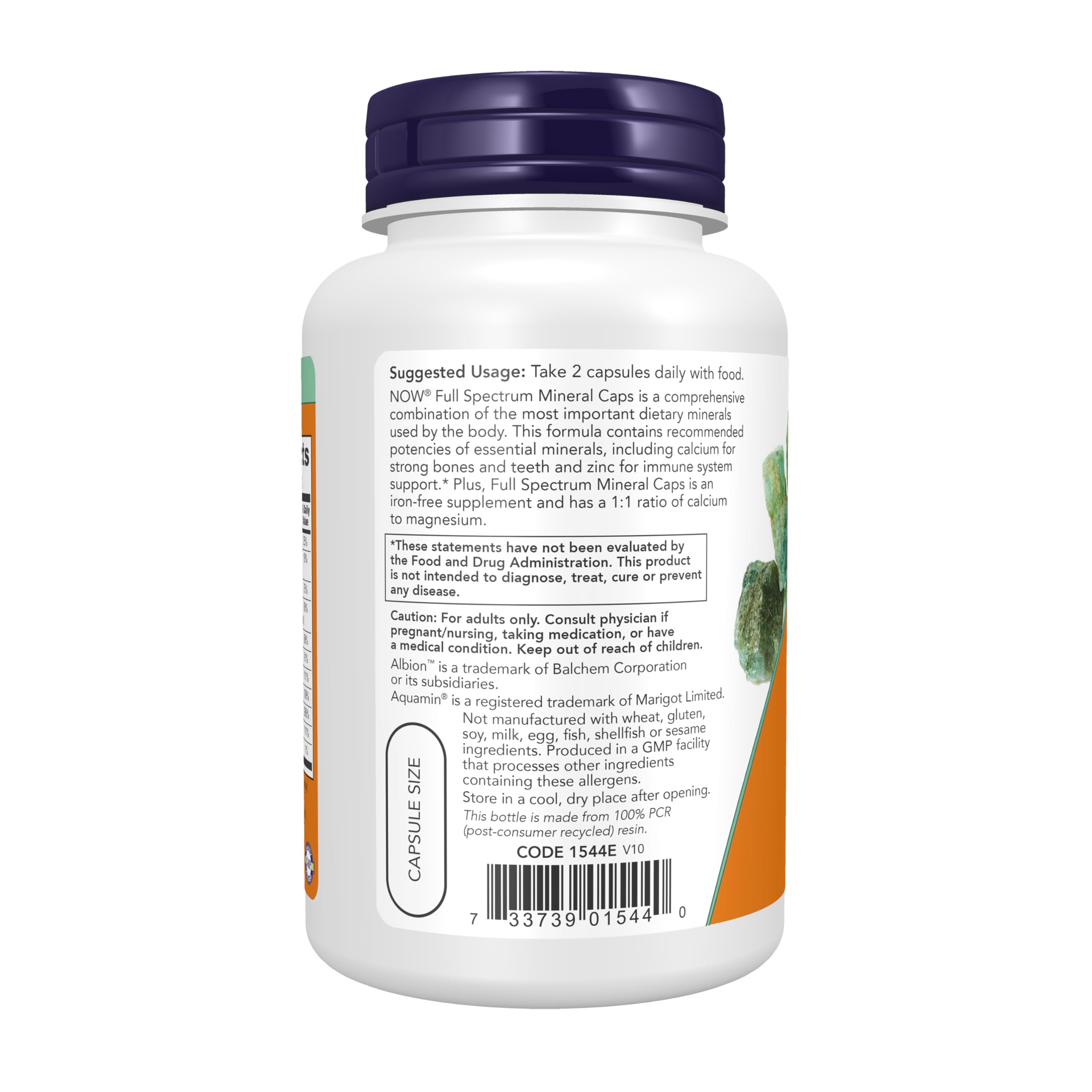 balanced nutrition with mineral caps