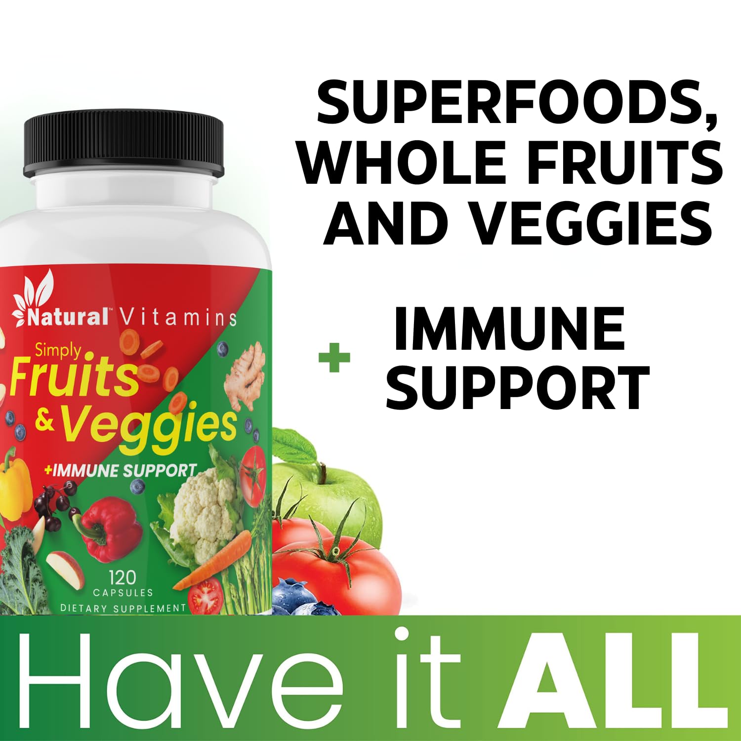 balanced nutrition with veggie capsules
