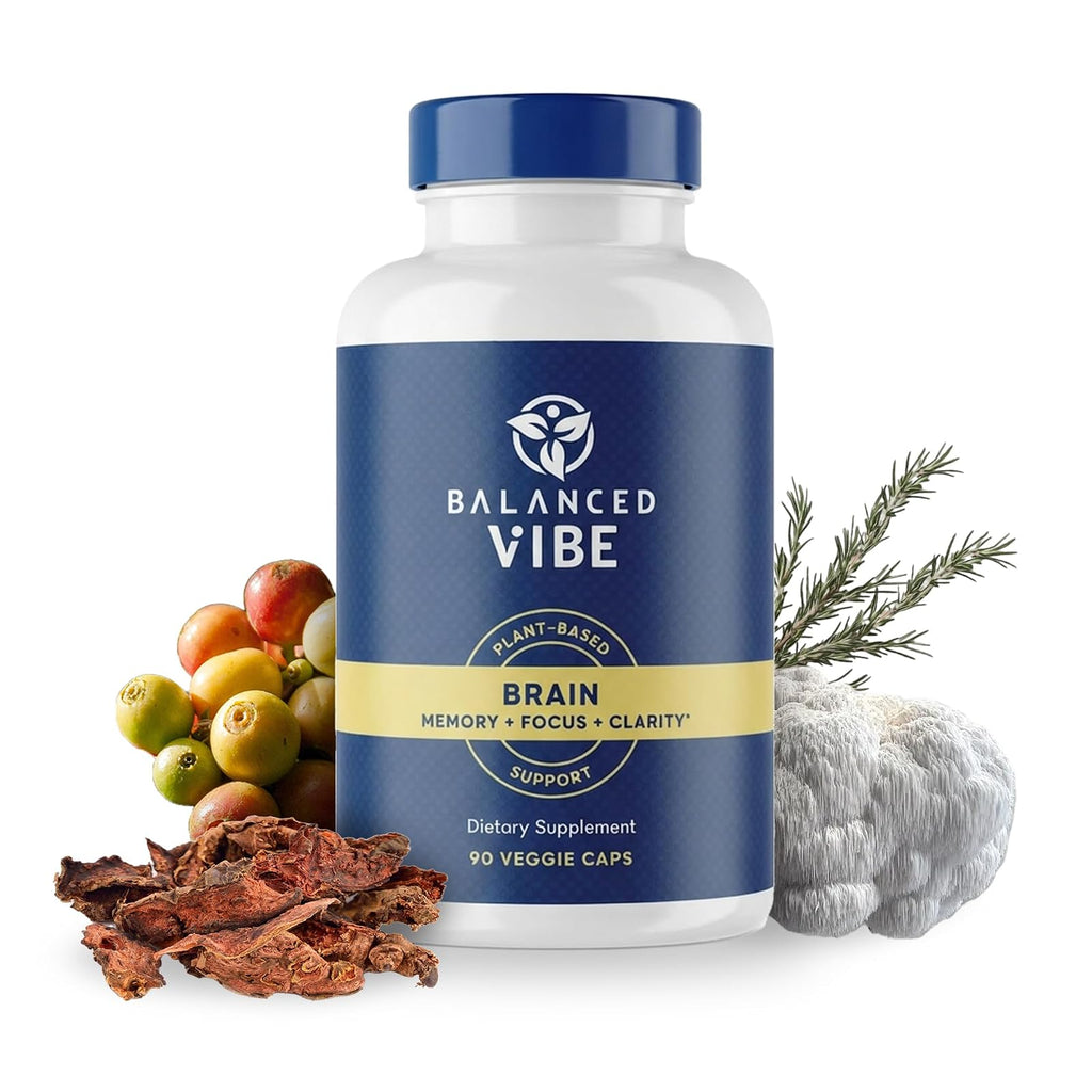 Balanced Vibe brain supplement capsules
