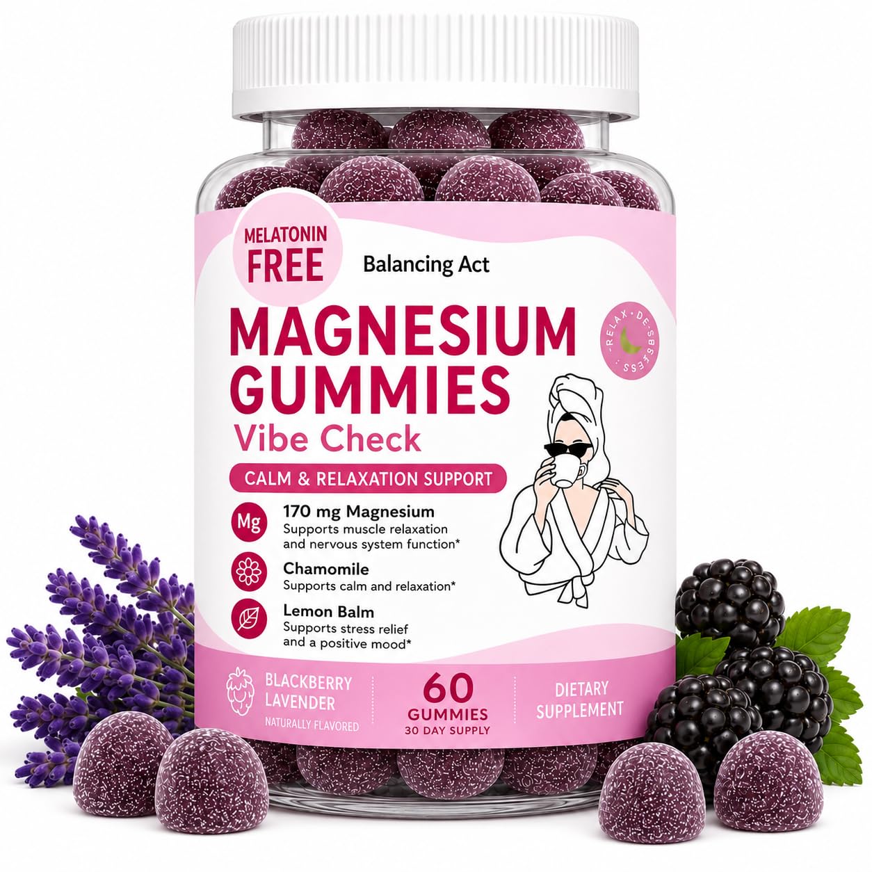 Balancing Act magnesium gummies for relaxation
