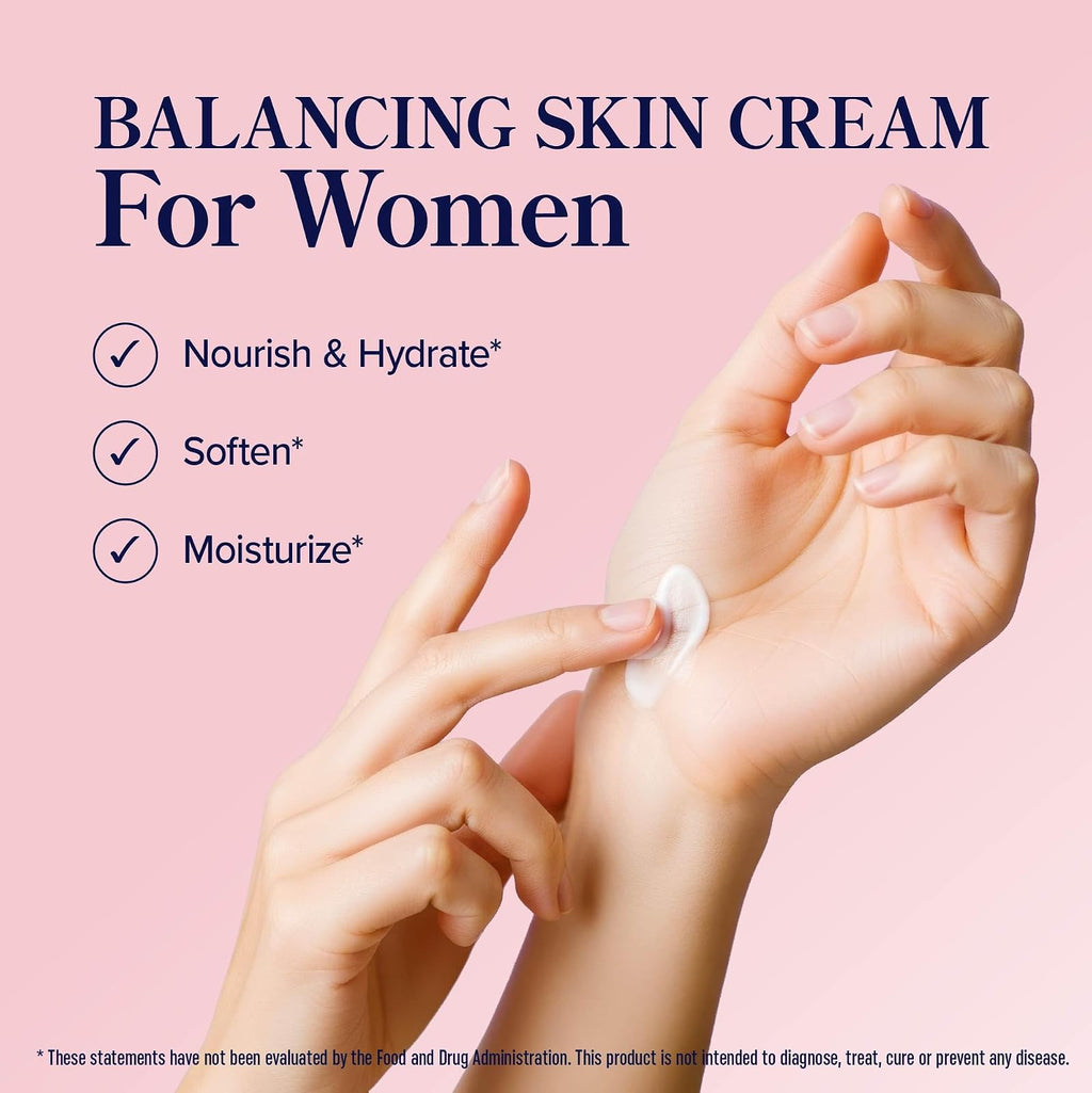 Balancing skin cream for hormonal changes