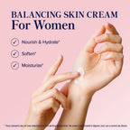 Balancing skin cream for hormonal changes