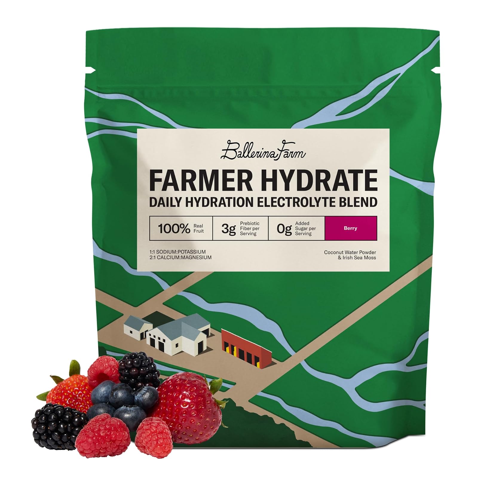 Ballerina Farm electrolyte powder for hydration