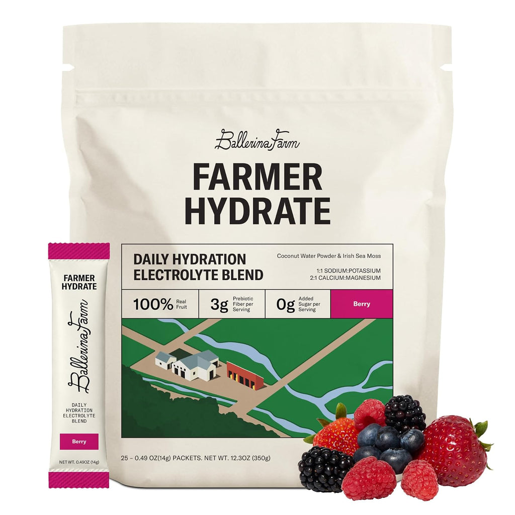Ballerina Farm electrolyte powder packets