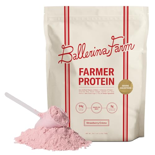 Ballerina Farm strawberry whey protein