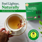 Ballerina tea bags for daily wellness