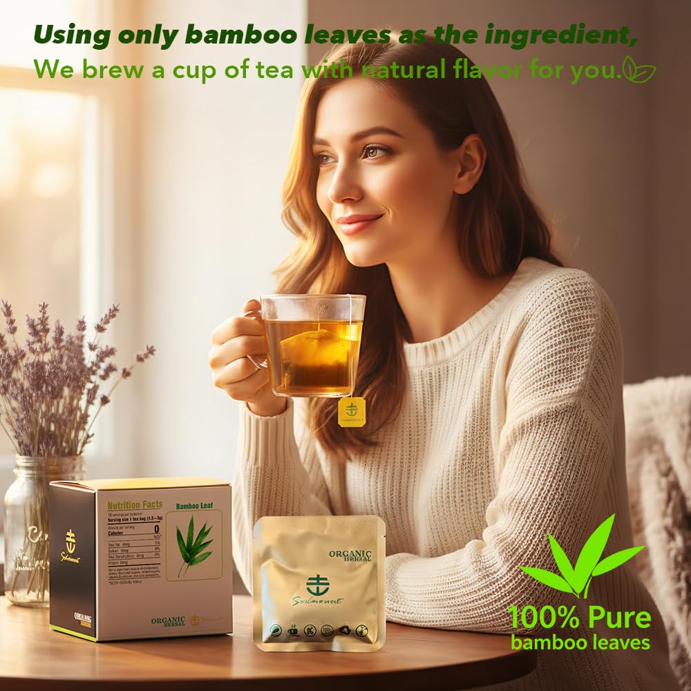 bamboo leaf tea bags for wellness