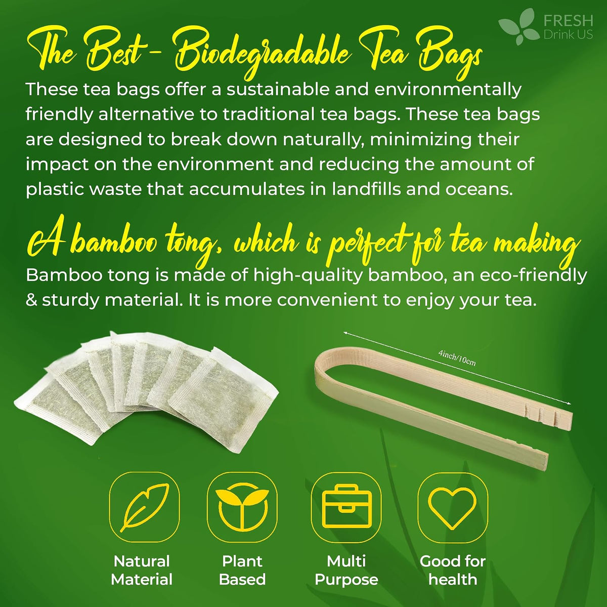 bamboo leaf tea for a refreshing drink