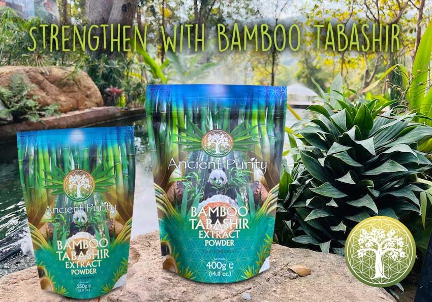 Bamboo TABASHIR for improved energy levels