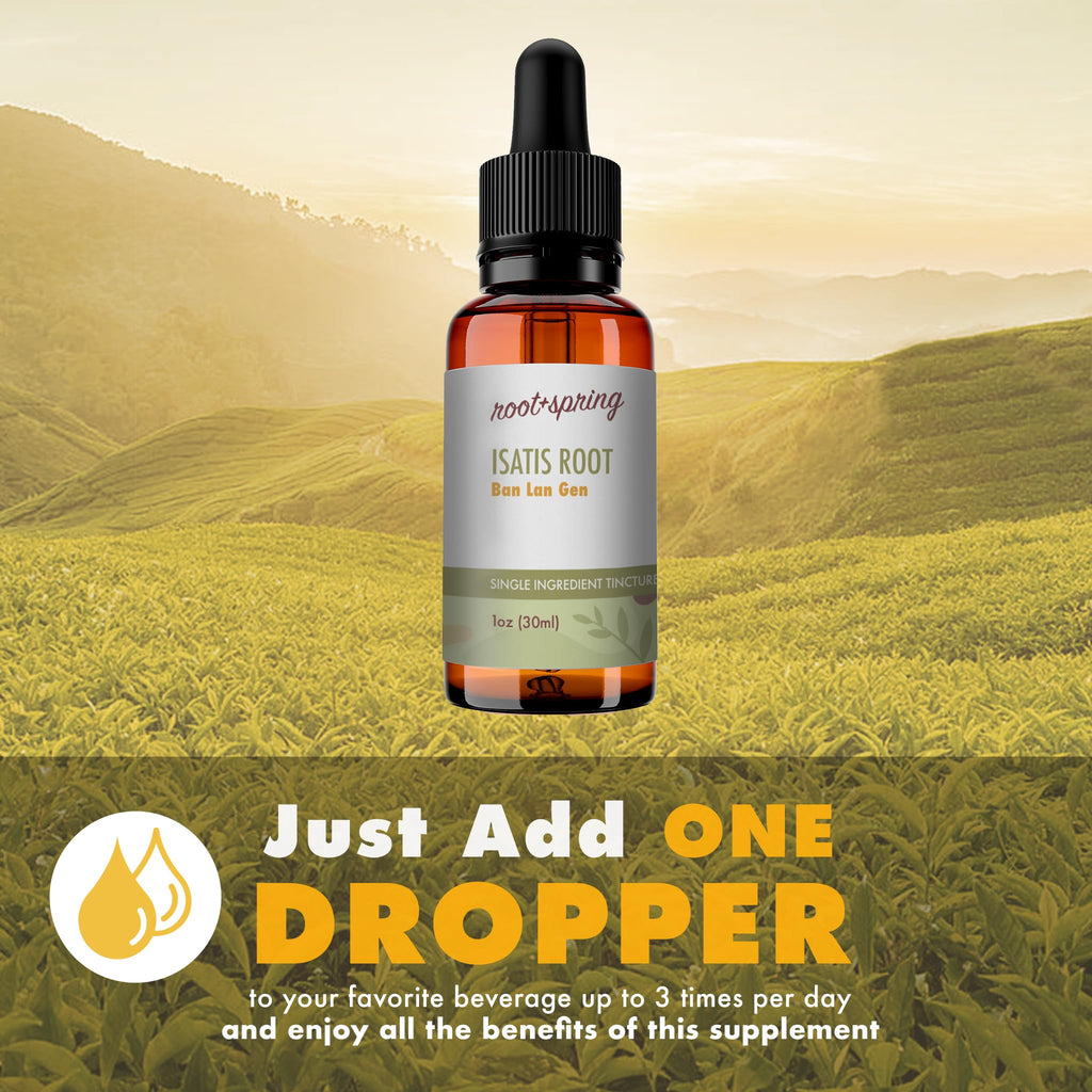 Ban LAN Gen herbal tincture with dropper