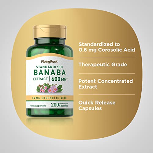Banaba leaf capsules for wellness