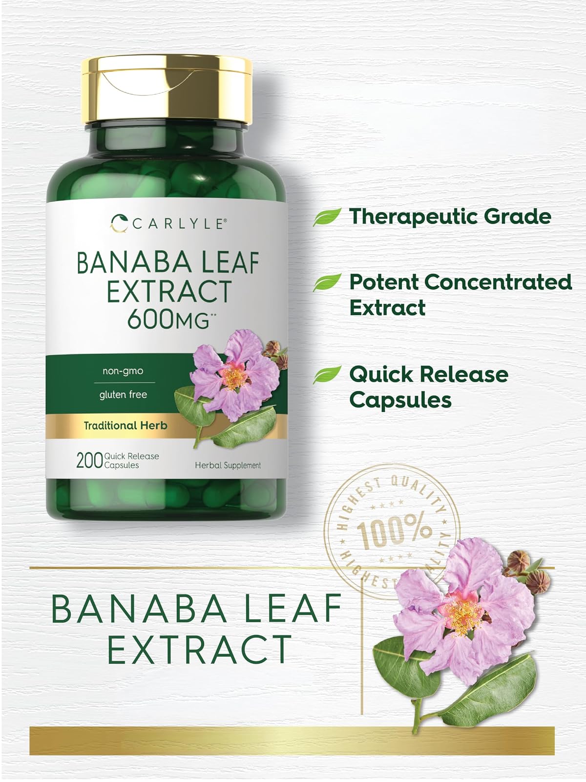 Banaba Leaf Extract for weight management