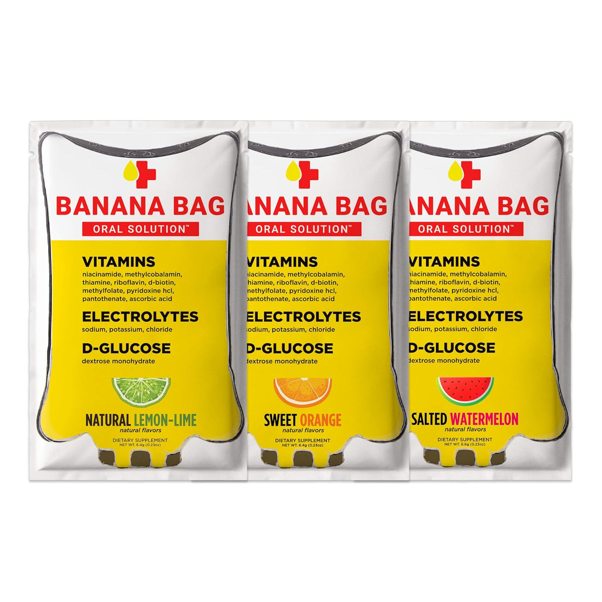 Banana Bag electrolyte drink mix variety