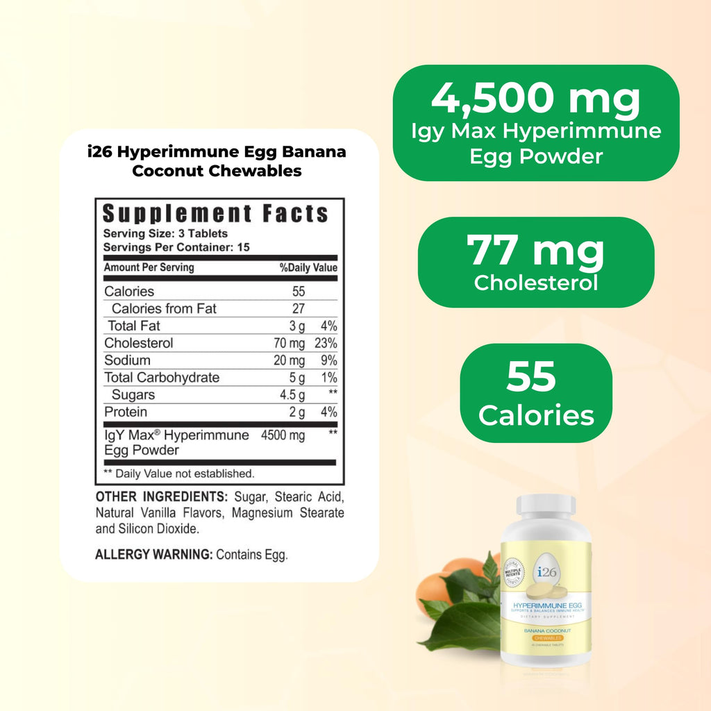 banana coconut blended vitamin supplements