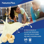 Banana flavoured plant based protein