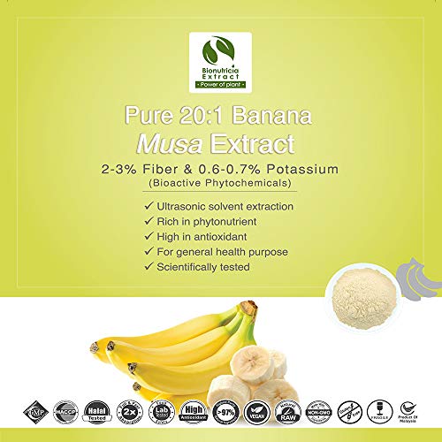 Banana Musa Extract for low potassium diets