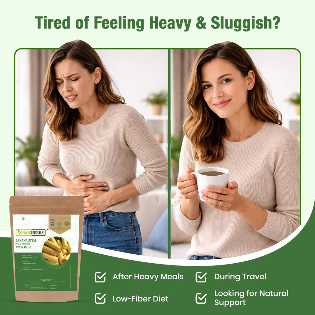 banana stem powder for digestive health
