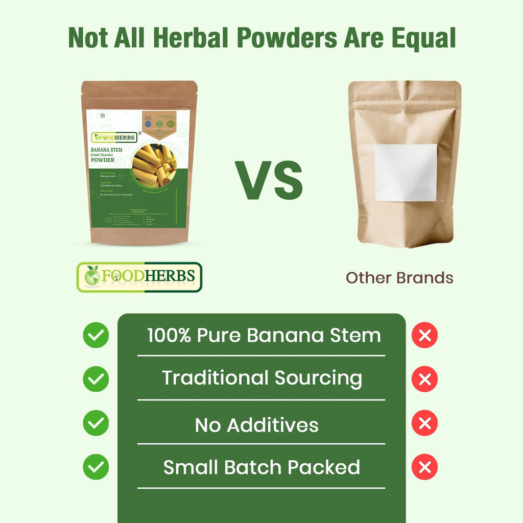 banana stem powder for natural wellness