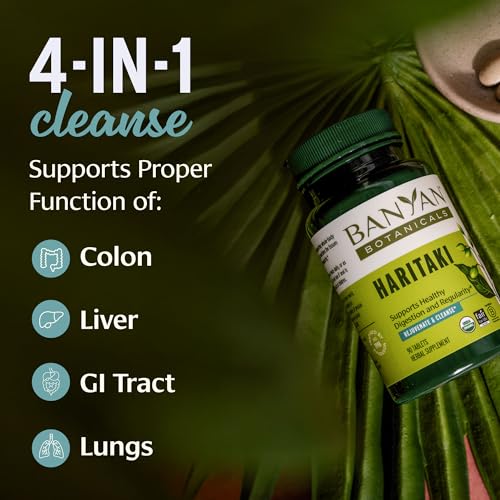 Banyan Botanicals haritaki tablets benefits