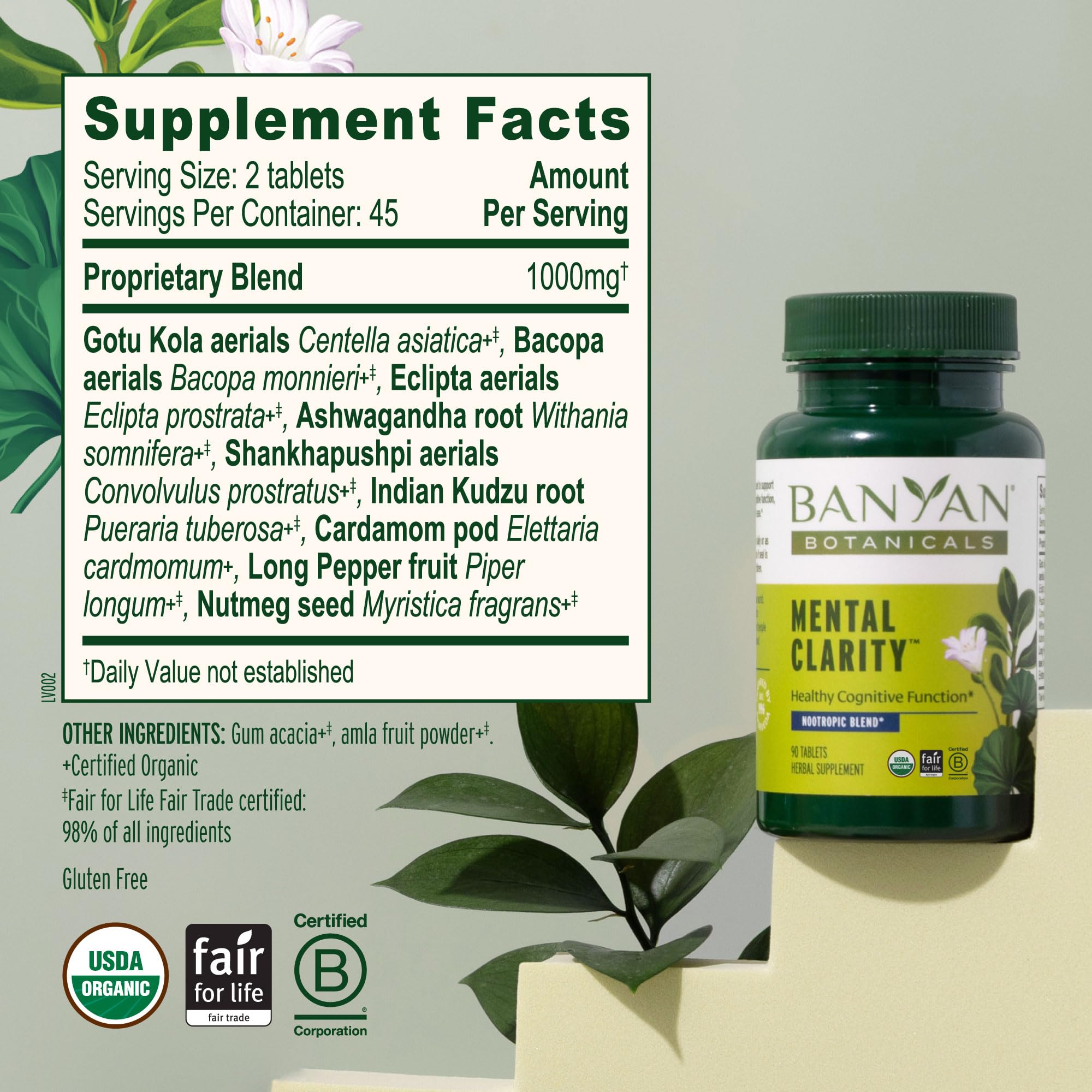 Banyan Botanicals herbal focus formula