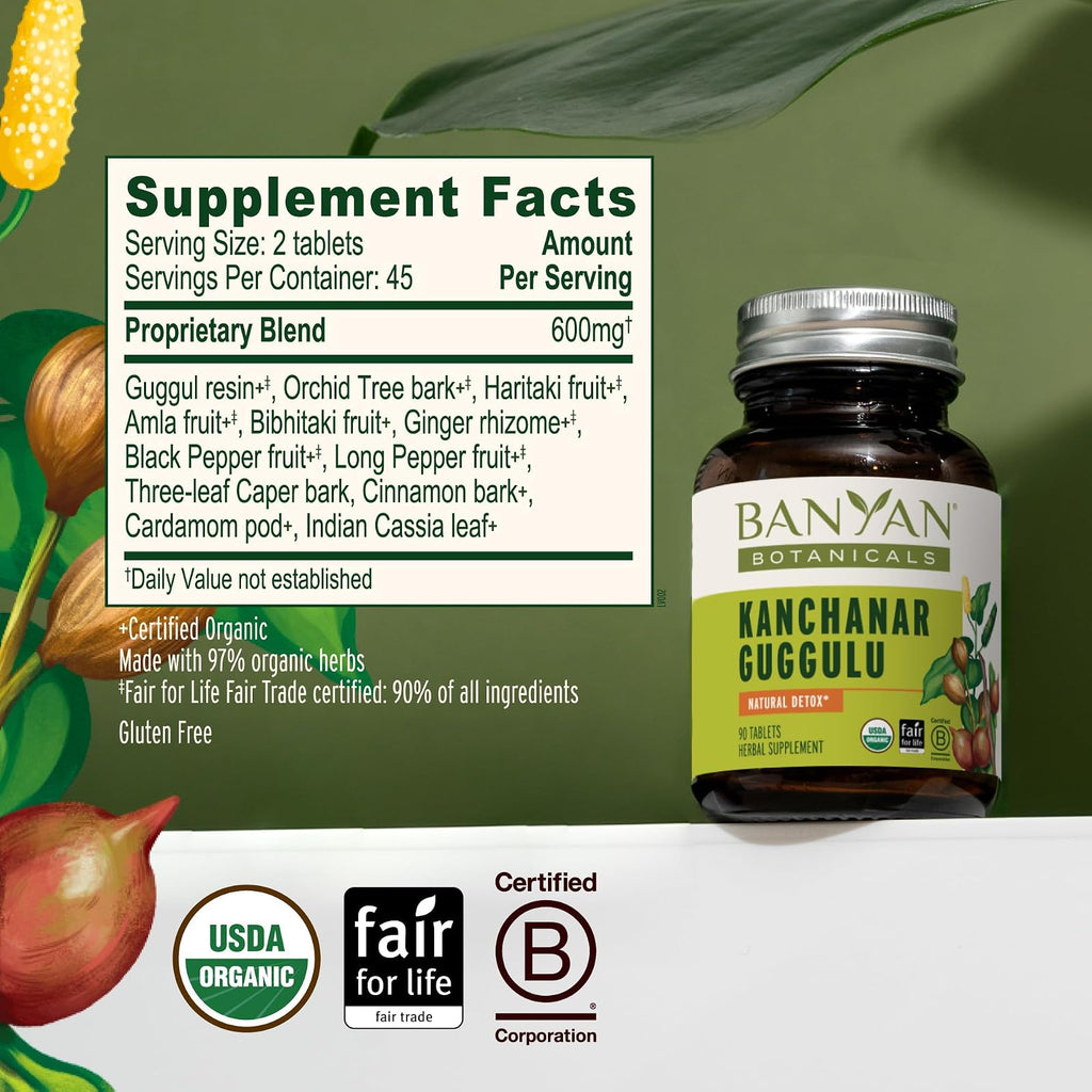 Banyan Botanicals herbal health tablets