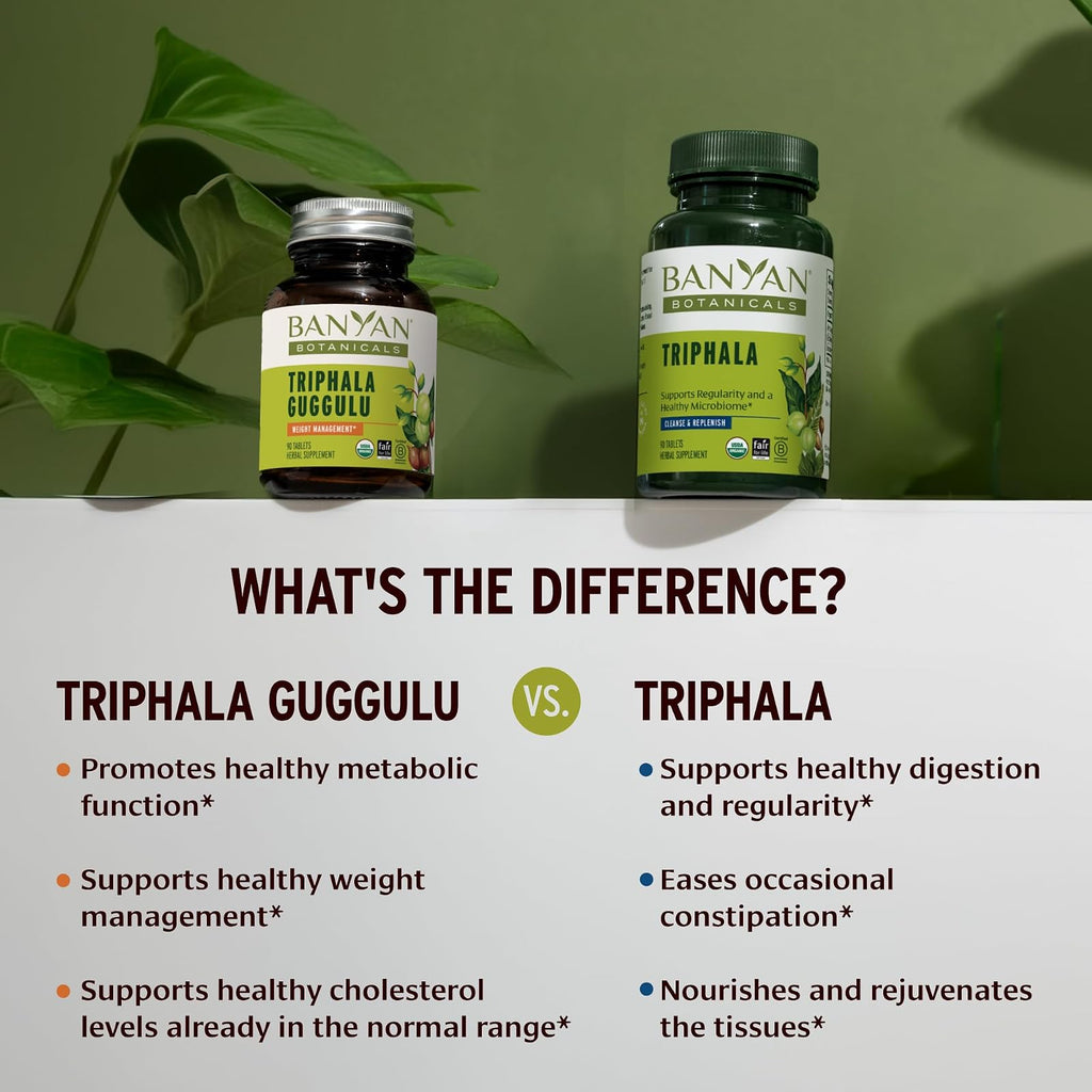 Banyan Botanicals herbal triphala benefits