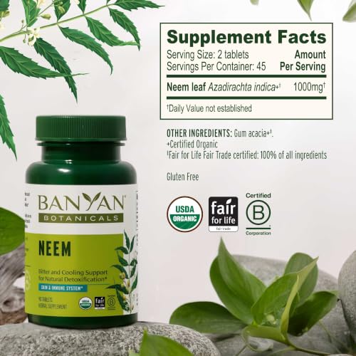 Banyan Botanicals neem for detox