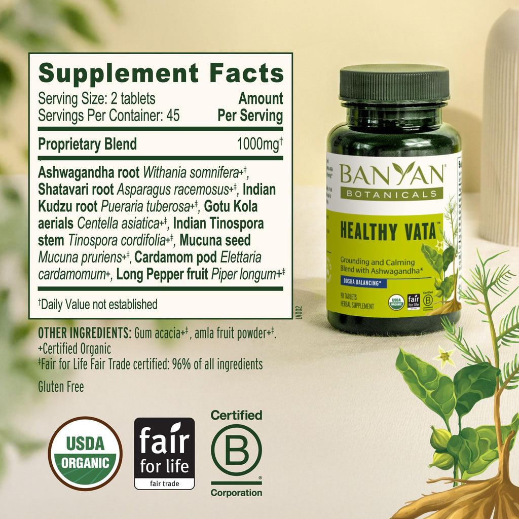 Banyan Botanicals organic ashwagandha benefits