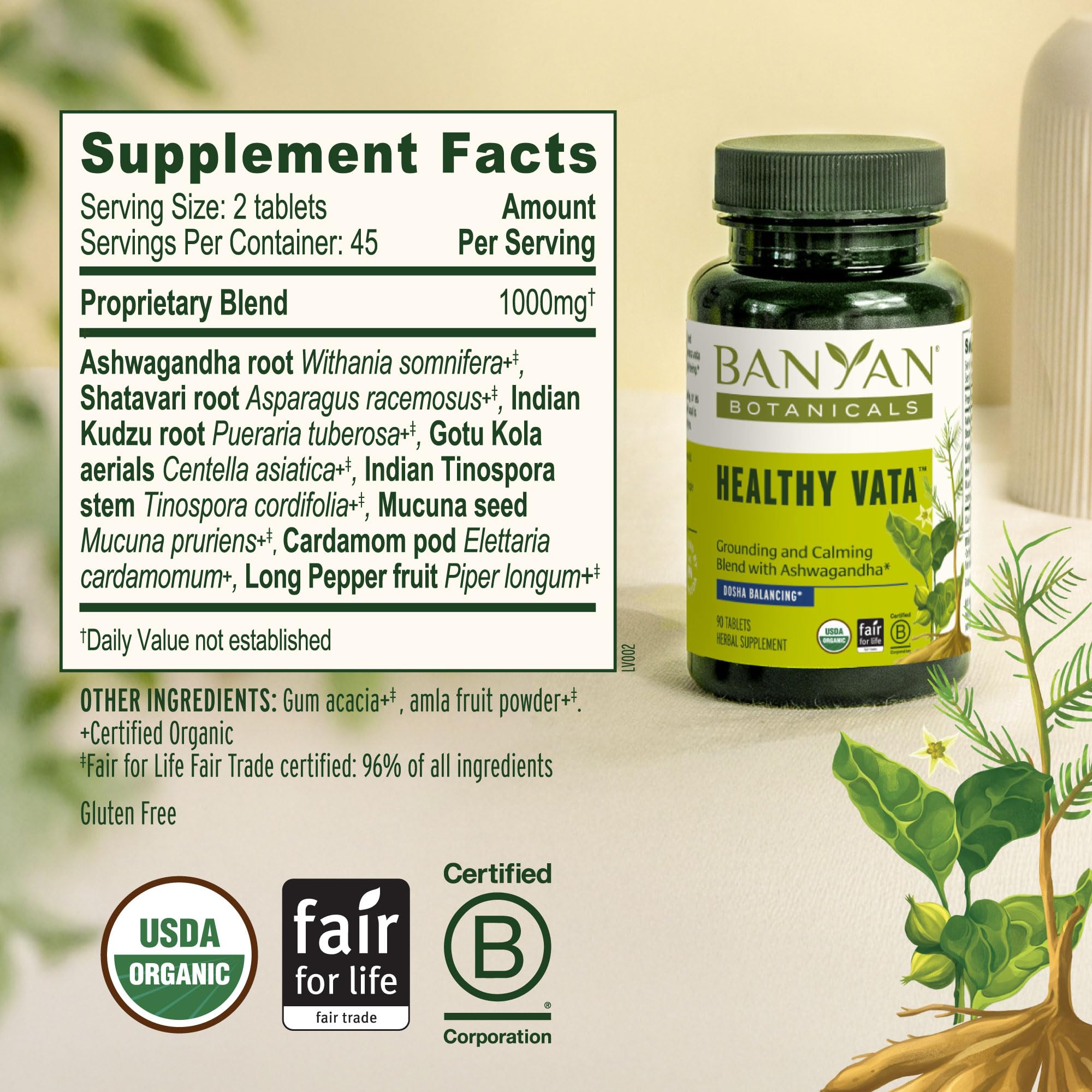 Banyan Botanicals organic ashwagandha benefits