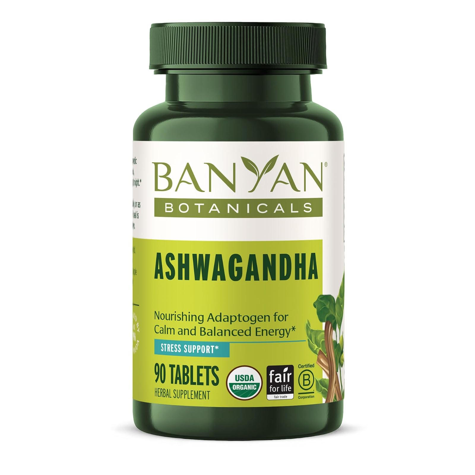 Banyan Botanicals organic ashwagandha tablets