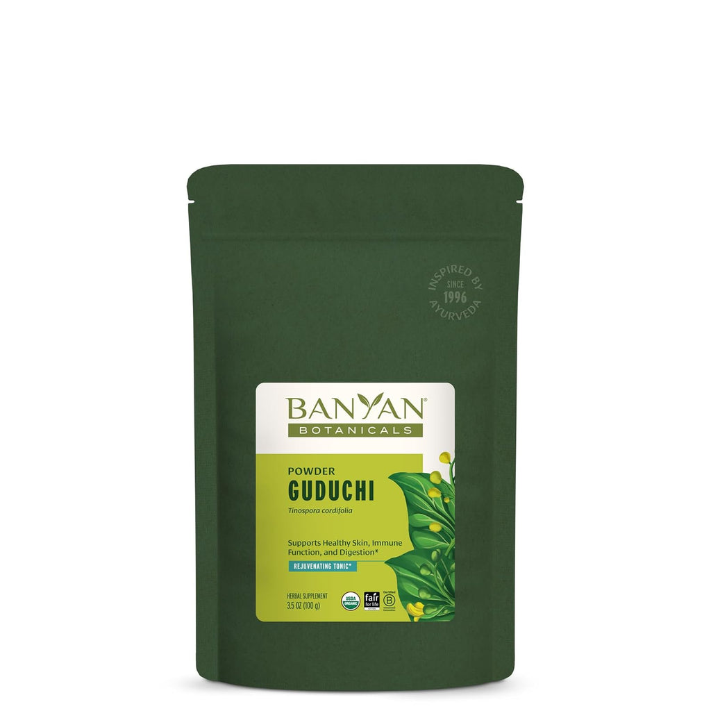 Banyan Botanicals organic Guduchi powder benefits