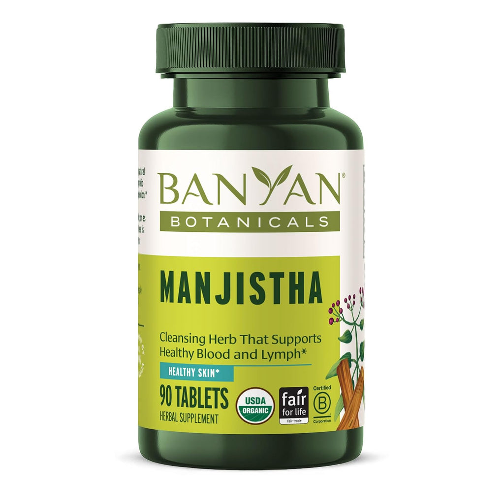 Banyan Botanicals organic manjistha tablets