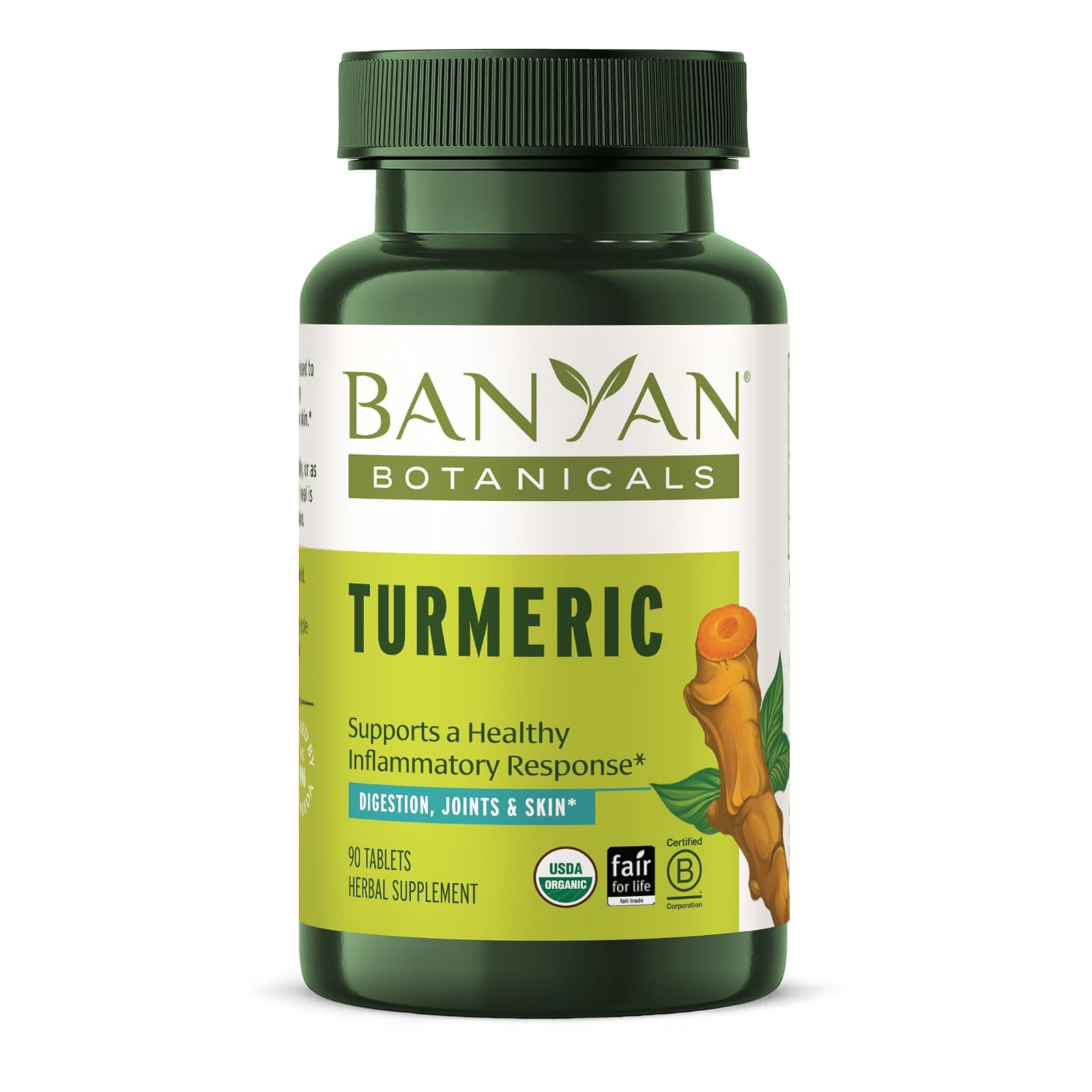 Banyan Botanicals organic turmeric tablets