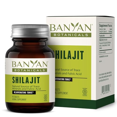 Banyan Botanicals Shilajit energy tablets