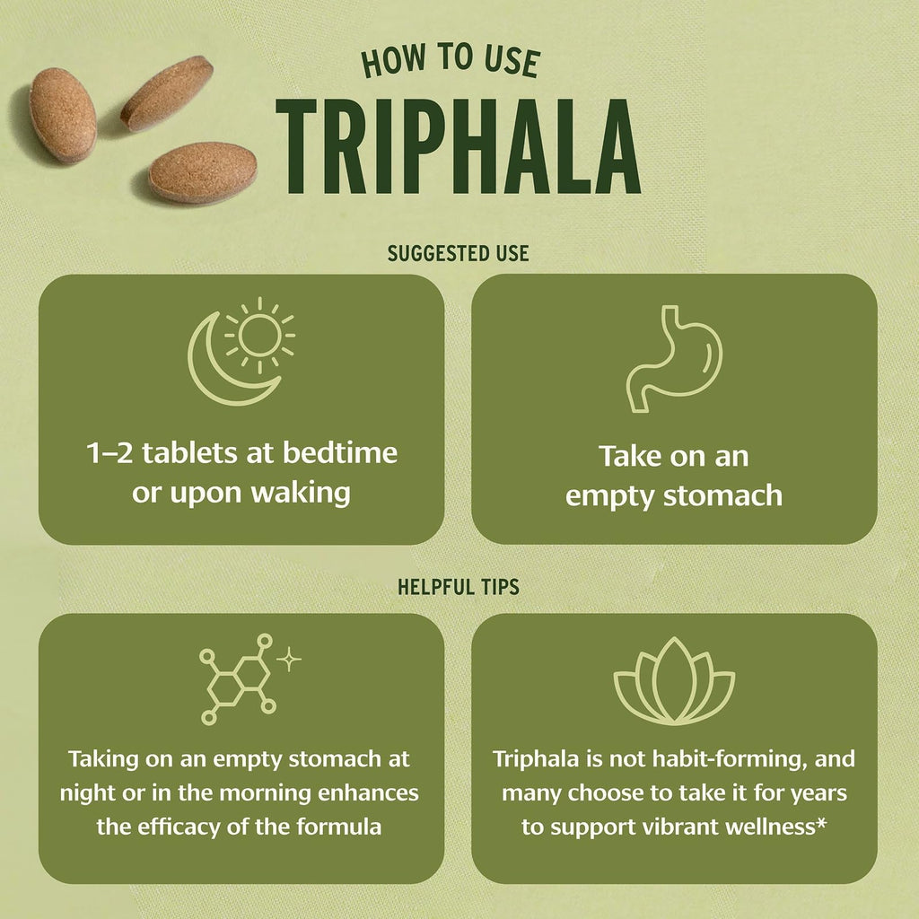 Banyan Botanicals triphala for daily health