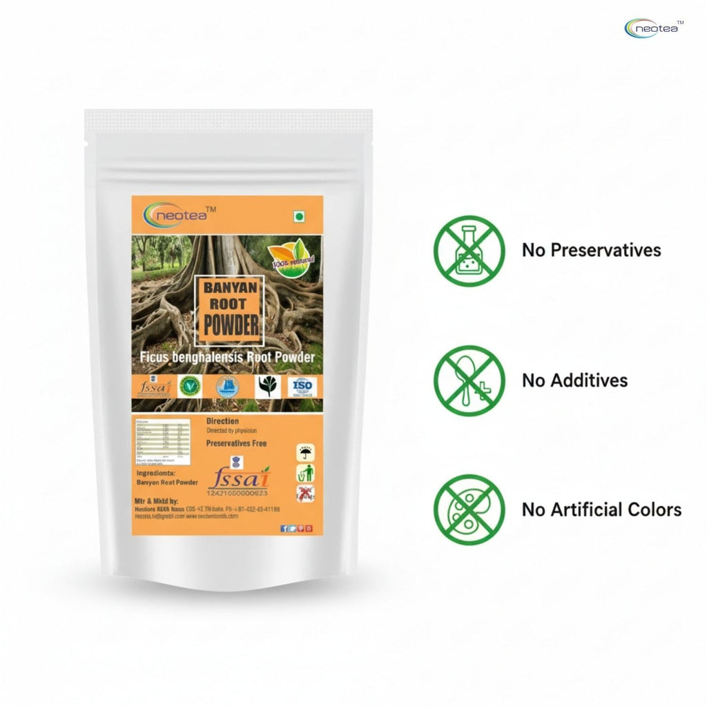 Banyan root powder for digestive health