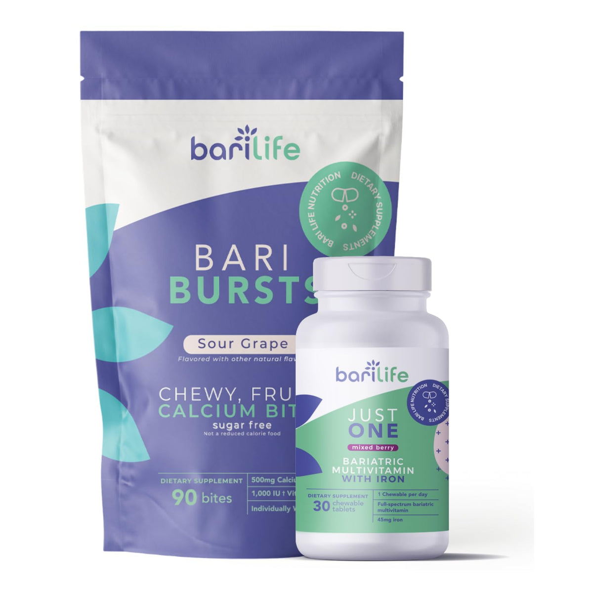 Bari Life chewable multivitamin with iron