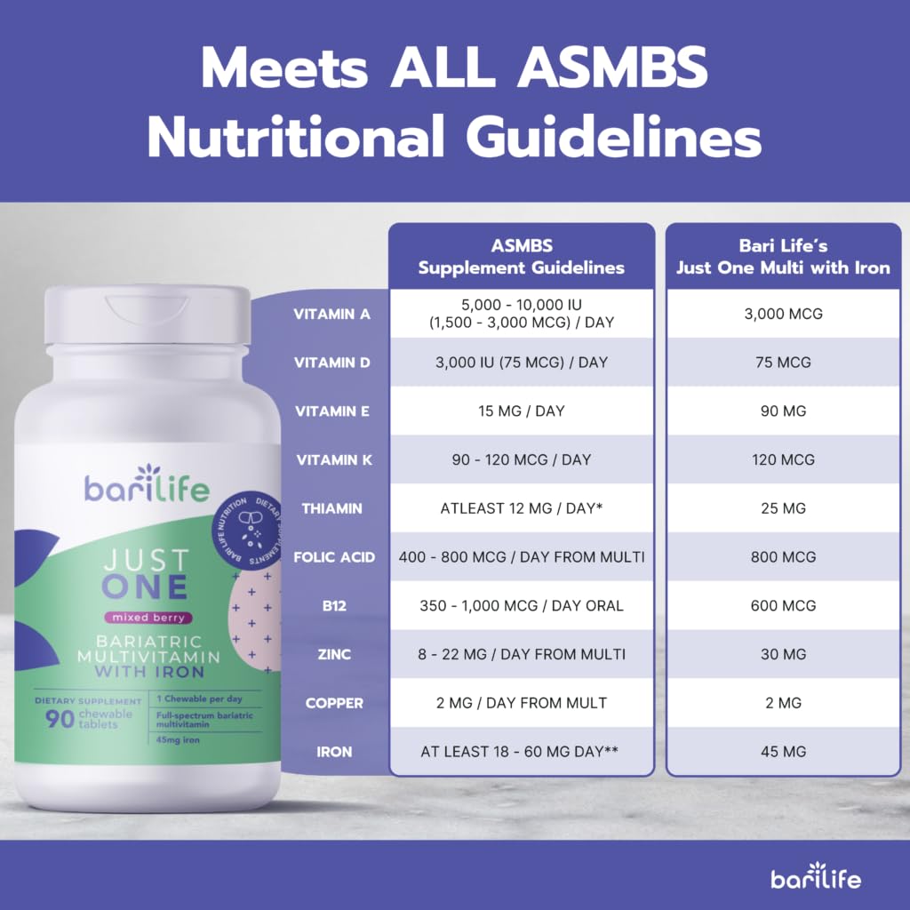 Bari Life multivitamins for daily nutrition