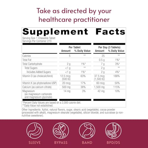 bariatric advantage calcium benefits