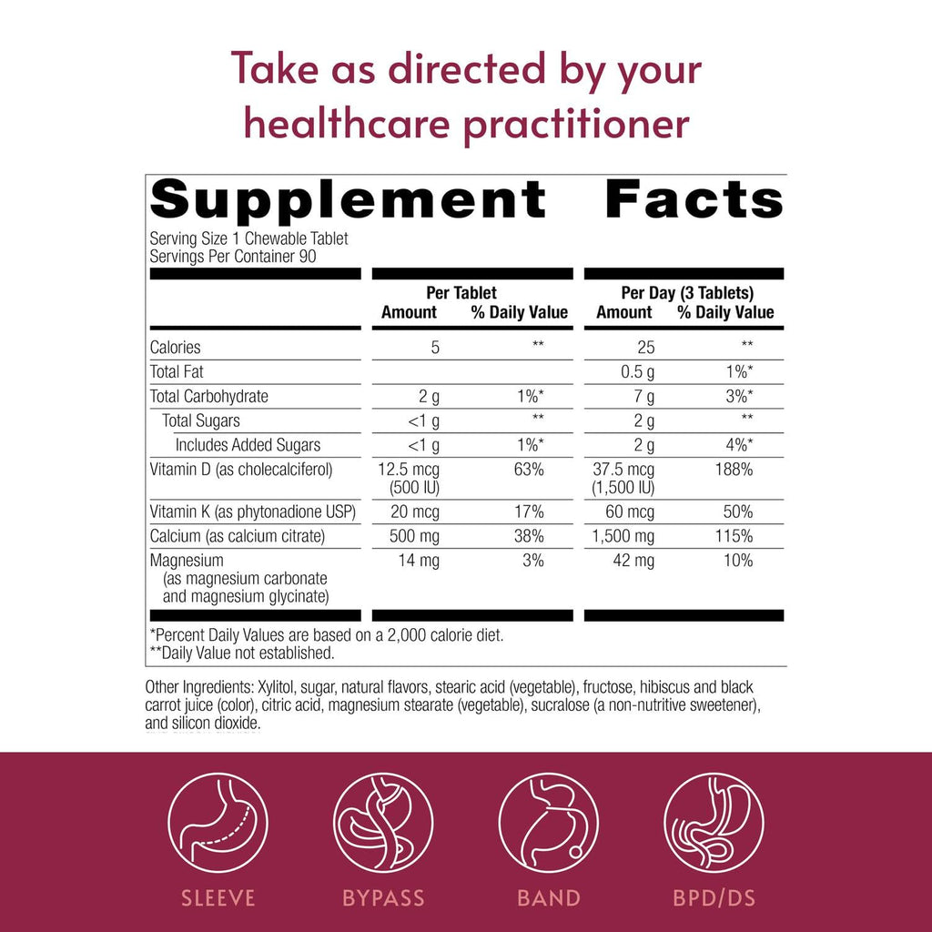 bariatric advantage calcium chewables