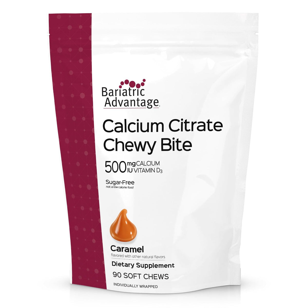 Bariatric Advantage caramel calcium bites