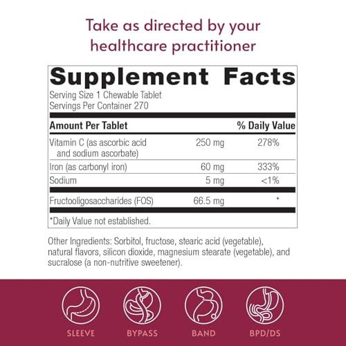 bariatric advantage chewable iron