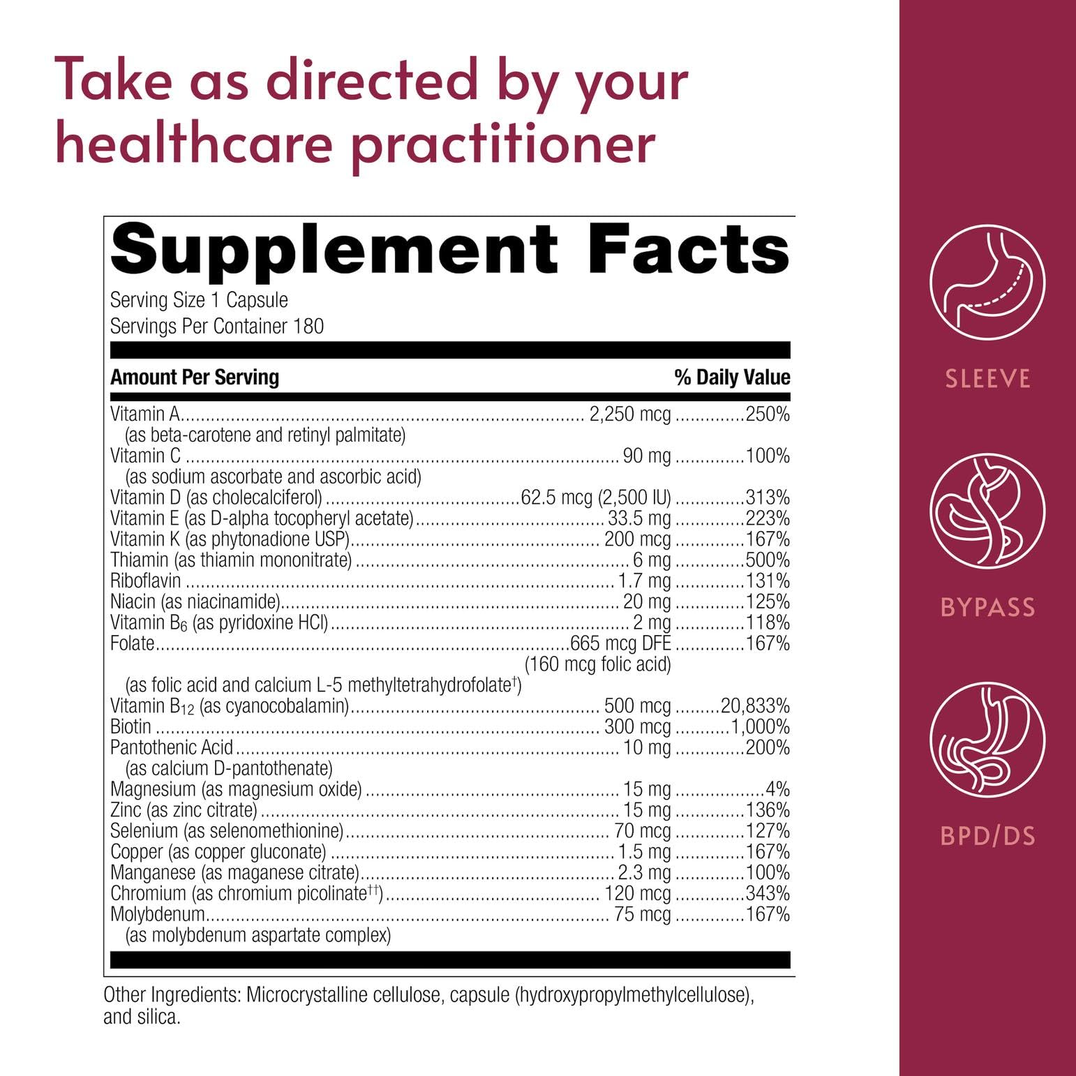 Bariatric Advantage gummy multivitamin option