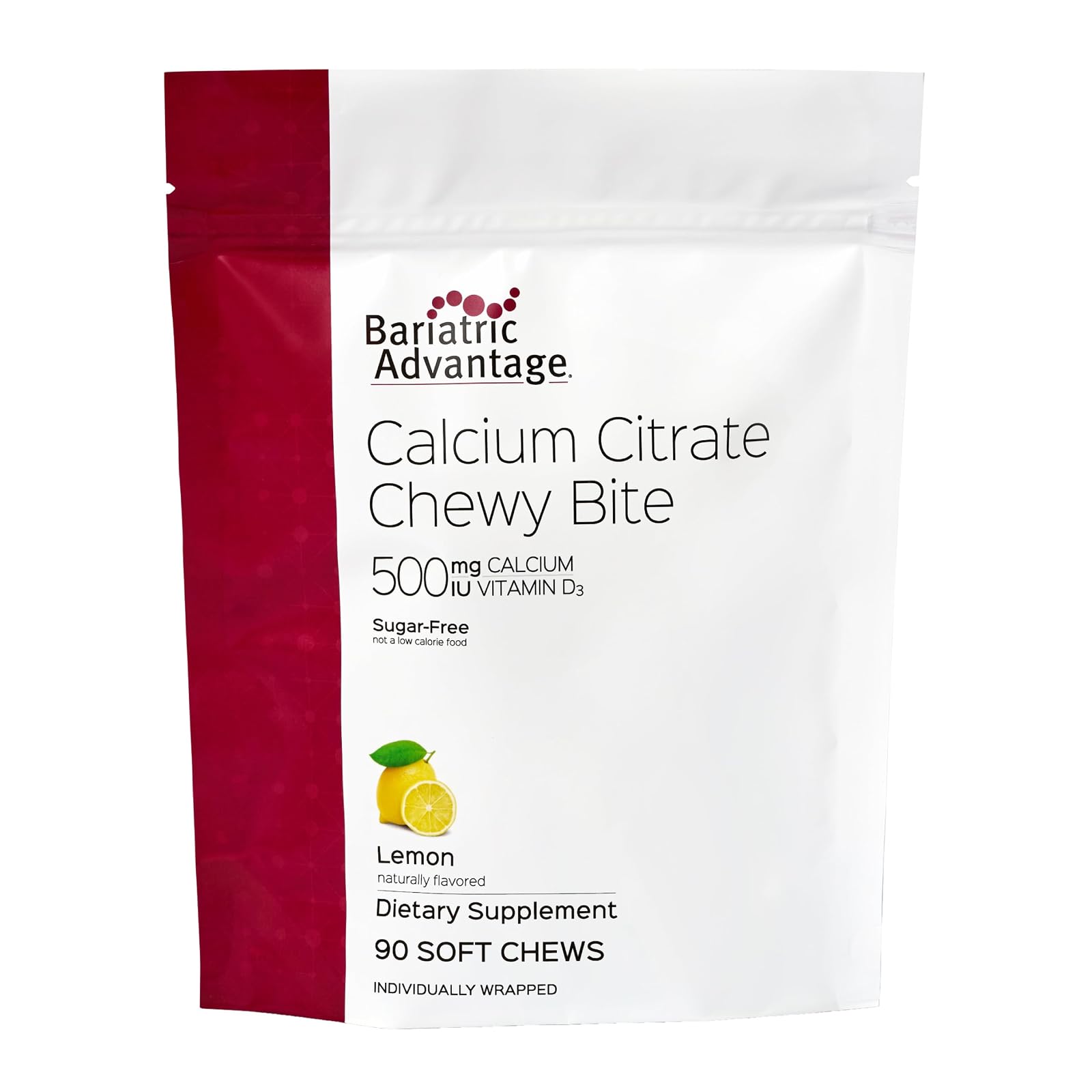 Bariatric Advantage lemon calcium citrate