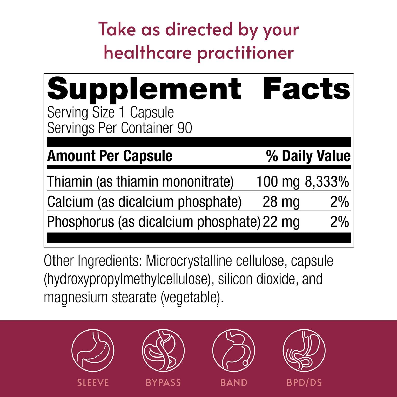 Bariatric Advantage vitamin B benefits