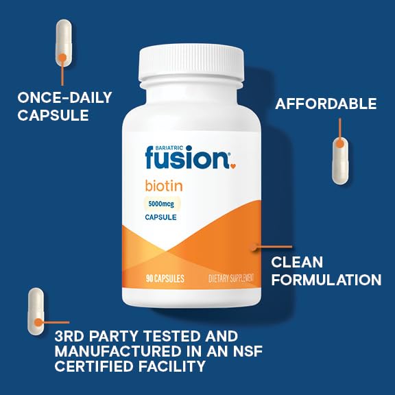 Bariatric biotin supports healthy skin