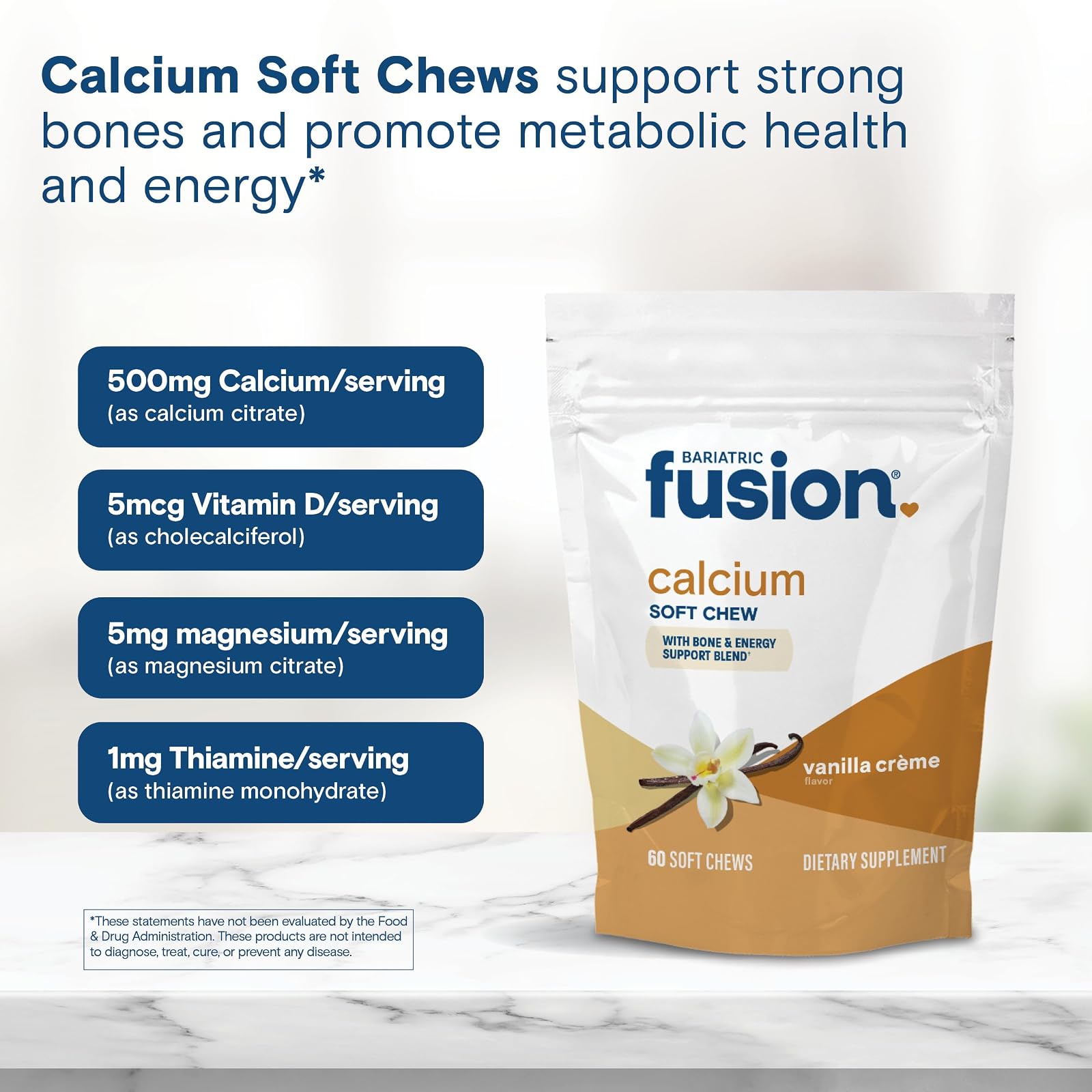 bariatric calcium chews for health